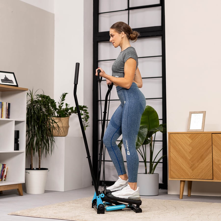 Stepper skrętny z ramionami HS-045S Slim niebieski | Ceny producenta - Sklep Hop-Sport.pl